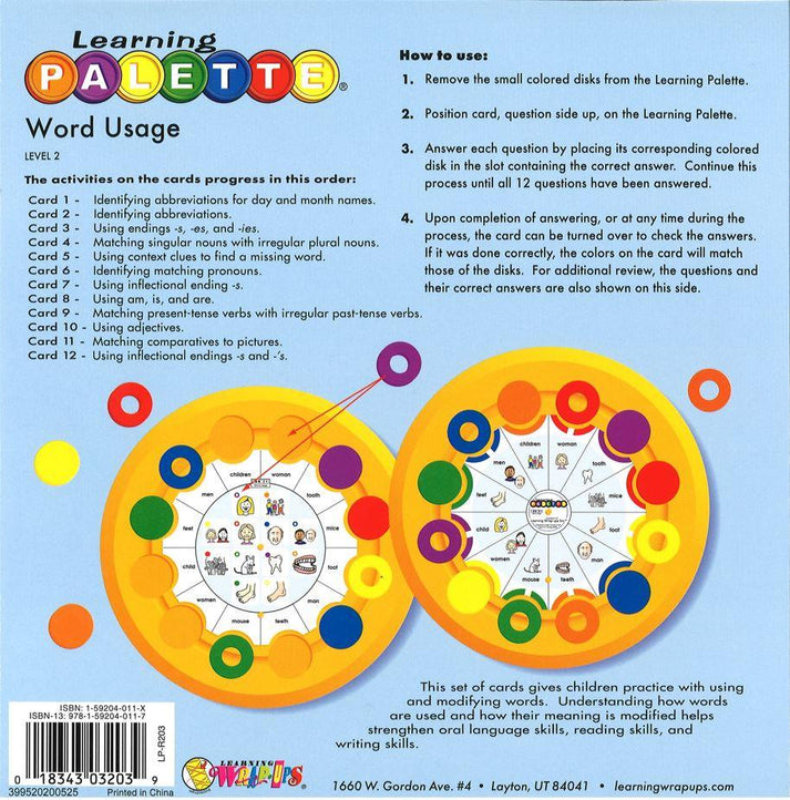 2nd Grade: Word Usage – Learning Wrap-ups